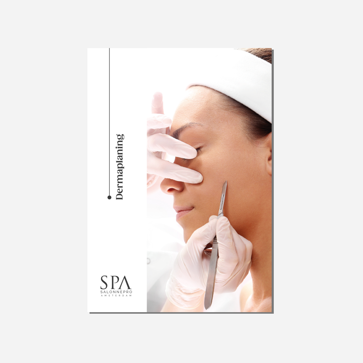 Flyer Dermaplaning – Salonnepro B.V.